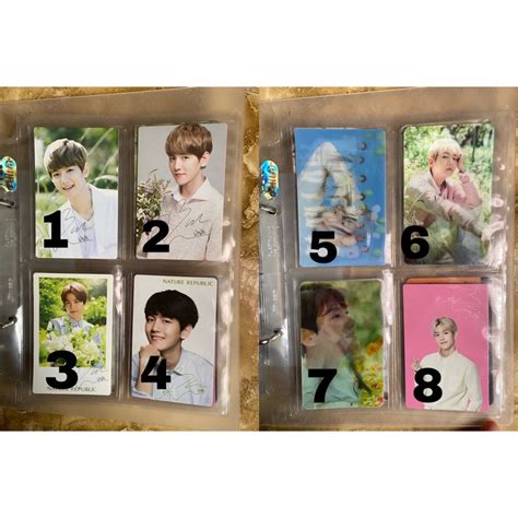 Jual EXO BAEKHYUN PHOTOCARD NATURE REPUBLIC NATREP Shopee Indonesia