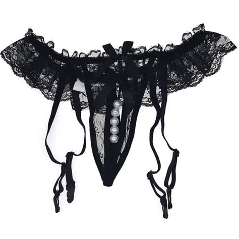 Porte Jarretelle Porte Jarretelles En Dentelle Noire Pour Femme Porte