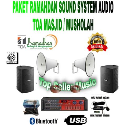 Jual PAKET SOUND SYSTEM TOA YAMAHA MASJID MUSHOLAH KOMPLIT TOP C