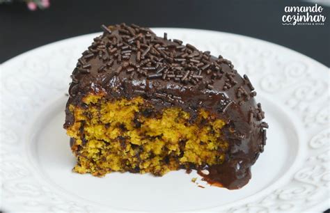 Bolo De Cenoura Formigueiro Super Fofinho Amando Cozinhar