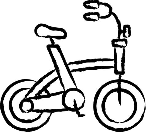 Premium Vector Bicycle Hand Drawn Vector Illustration