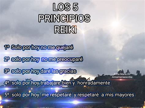 LOS 5 PRINCIPIOS REIKI AnnaMariaEscribe