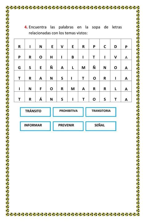Las Se Ales De Tr Nsito Interactive Worksheet