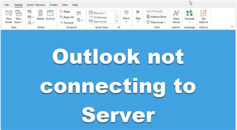 How To Resolve Outlook Unable To Connect To Server Error Free Methods