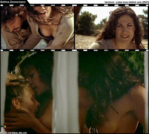 Bettina Zimmermann desnuda en Vermisst Liebe kann tödlich sein