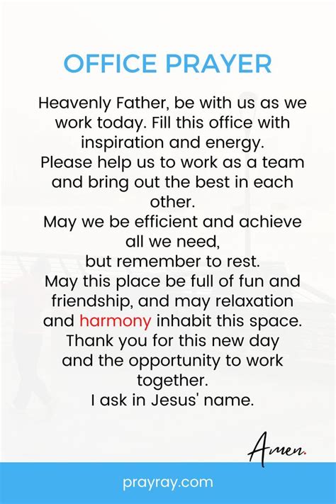 Monday Prayer For Morning Night Workplace And Meeting Monday