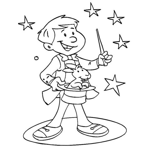 37 dessins de coloriage magicien à imprimer sur LaGuerche Page 1