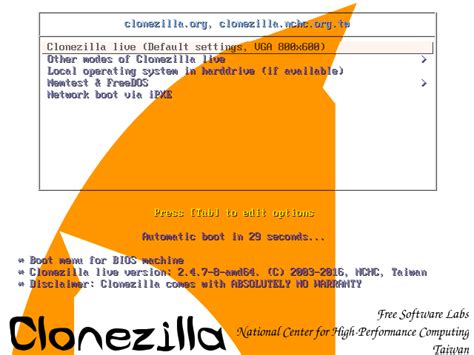How To Clone Or Backup Linux Disk Using Clonezilla