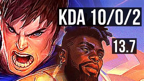 GAREN Vs K SANTE TOP 10 0 2 Rank 7 Garen 1 7M Mastery 1000