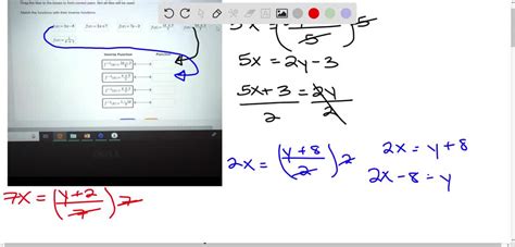 solved match the functions with their inverse functions drag the tiles to the boxes to form