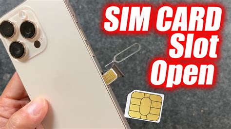 How To Remove Sim Card From Iphone Pro Max How To Insert Sim Card