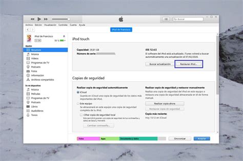 Cómo restaurar un iPhone iPad o iPod touch desde un ordenador Windows