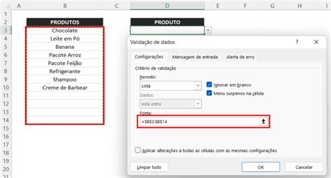 Como Fazer Lista Suspensa No Excel Smart Planilhas