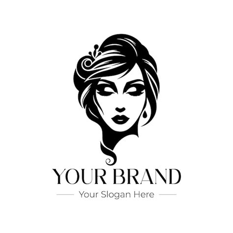 Conception Du Logo Des Salons De Beauté Pour Les Cheveux Et Les