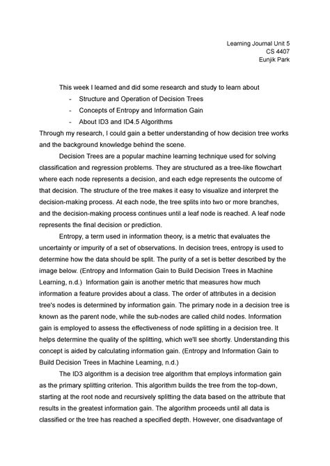 Learning Journal Unit 5 CS 4407 Hist 1421 UoPeople Studocu