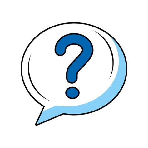 Premium Vector Speech Bubble With Interrogation Sign Discussion