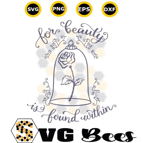 Beauty And The Beast Flower SVG SVGbees