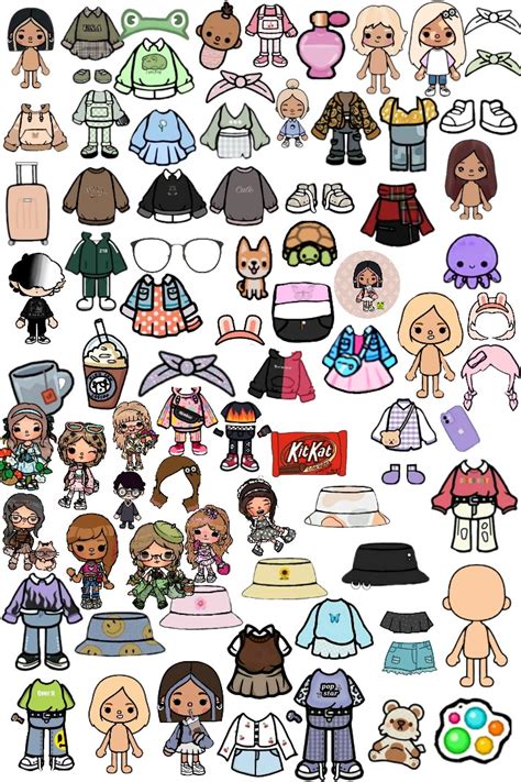 Looks Toca Em Desenhos Boca Boca Para Colorir Roupas De Boneca