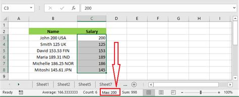 how to use excel status bar excel mine