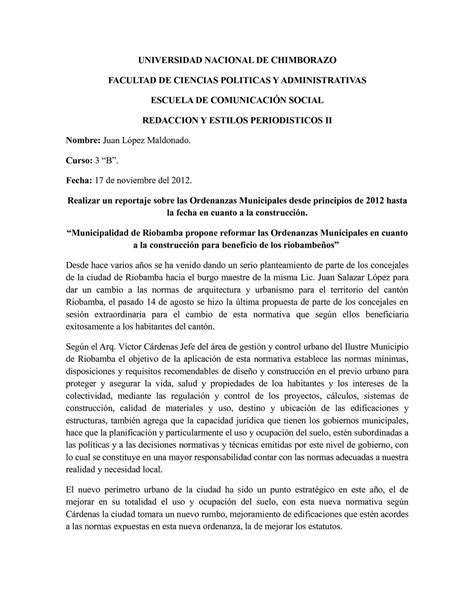 Calaméo Reportaje Ordenanzas Municipales