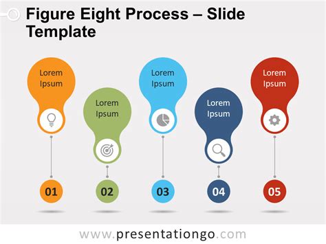 8 Step Horizontal Process Diagram Design For Powerpoint Slidemodel