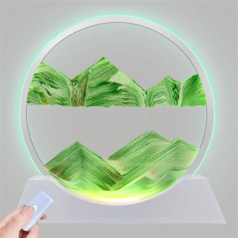 Amazon Aoderun 12 Moving Sand Art Liquid Motion With Light 3