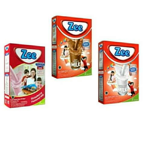Jual Susu Zee Box Reguler L Platinum Coklat Vanila Strawberry 350gr