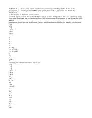 11 Odt Problem 16 5 A Thin Walled Beam Has The Cross Section Shown