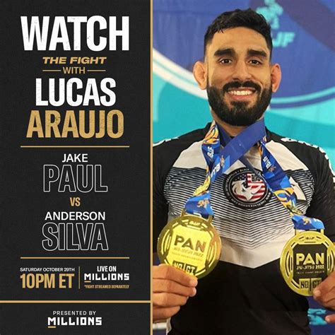 lucas araujo free watchparty jake paul vs anderson silva october 29 2022 only on millions