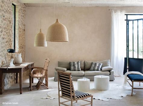 Peinture écolo misez sur les enduits naturels Elle Décoration