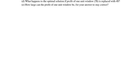solved 4 solve the following lp problems using graphical