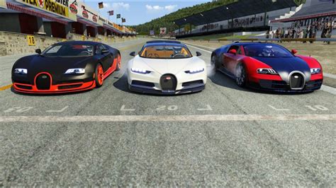 Bugatti Chiron Vs Bugatti Veyron 16 4 Super Sport Vs Bugatti Veyron 16