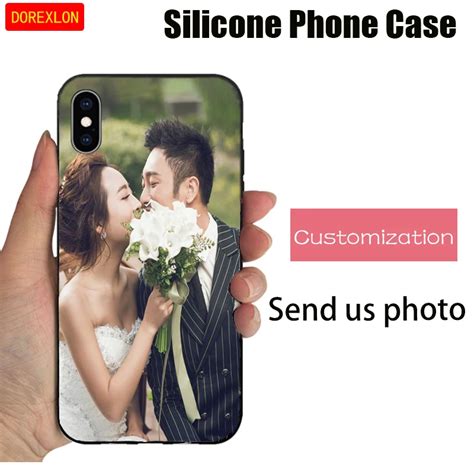 Funda de silicona suave personalizada para móvil carcasa con foto y