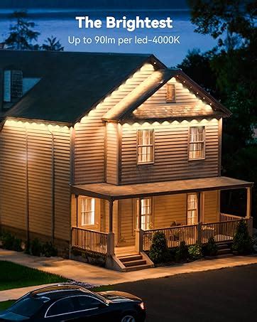 Asahom Permanent Outdoor Lights Pro Ft With Rgbcw Led Smart Eave