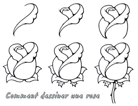1001 modèles et conseils pour apprendre comment dessiner une rose