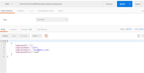 set up a spring boot application with postgresql