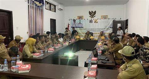 Pemkab Mubar Mulai Sosialisasi Perda Sempadan Jalan Sungai Dan Pantai