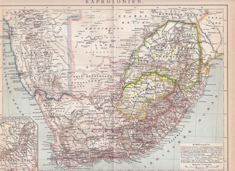 1894 Cape Of Good Hope Or Cape Colony South Africa At The End Of The