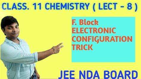 CLASS 11 CHEMISTRY PERIODIC TABLE F BLOCK ELECTRONIC CONFIGURATION