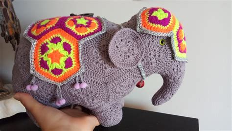 The African Flower Elephant Carmen Crochet