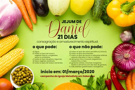Jejum De Daniel O Que Comer BRAINCP