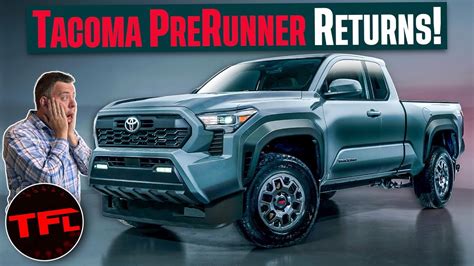 The All New 2024 Toyota Tacoma Prerunner Is Back And It Now Comes With