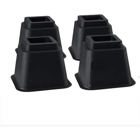 Lot De 4 Rehausseur Pieds De Lit Élévateur De Lit Réhausseur De Meuble