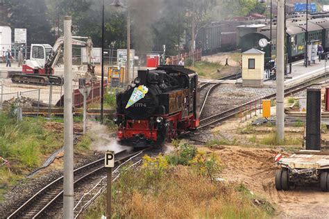 99 1777 hat am späten Nachmittag des 31 08 2012 am Wasserkran in