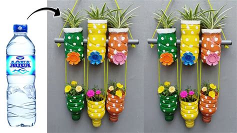 Wall Garden With Plastic Bottles How To Make A Wall Plant Pot From A