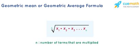 geometric mean definition examples applications