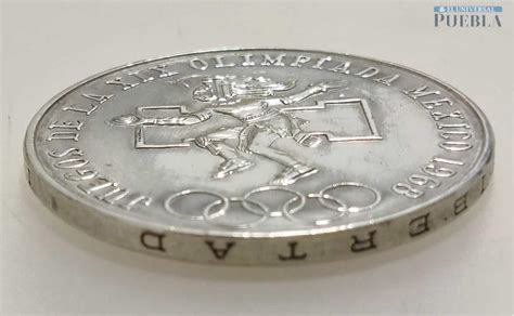 Monedas De Los Juegos Olimpicos Del 68 25 Pesos De Plata Mexicanos