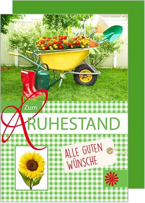 Edition Seidel Premium Glückwunschkarte zum Ruhestand mit Umschlag