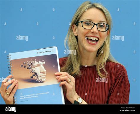 Berlin Germany 20th Mar 2023 Alena Buyx Chairwoman Of The German Ethics Council Gives A