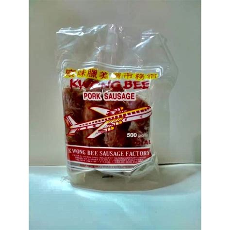 Kwong Bee Pork Sausage Special Or With Liver Chinese Chorizo 500g
